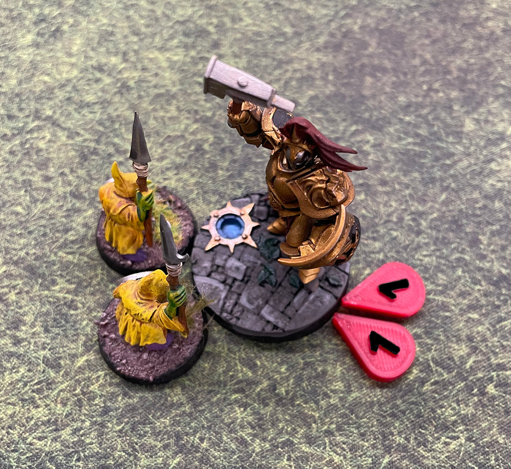 15pc Wound Counter Set (1,3,5) | Translucent Red – Terrain Genesis